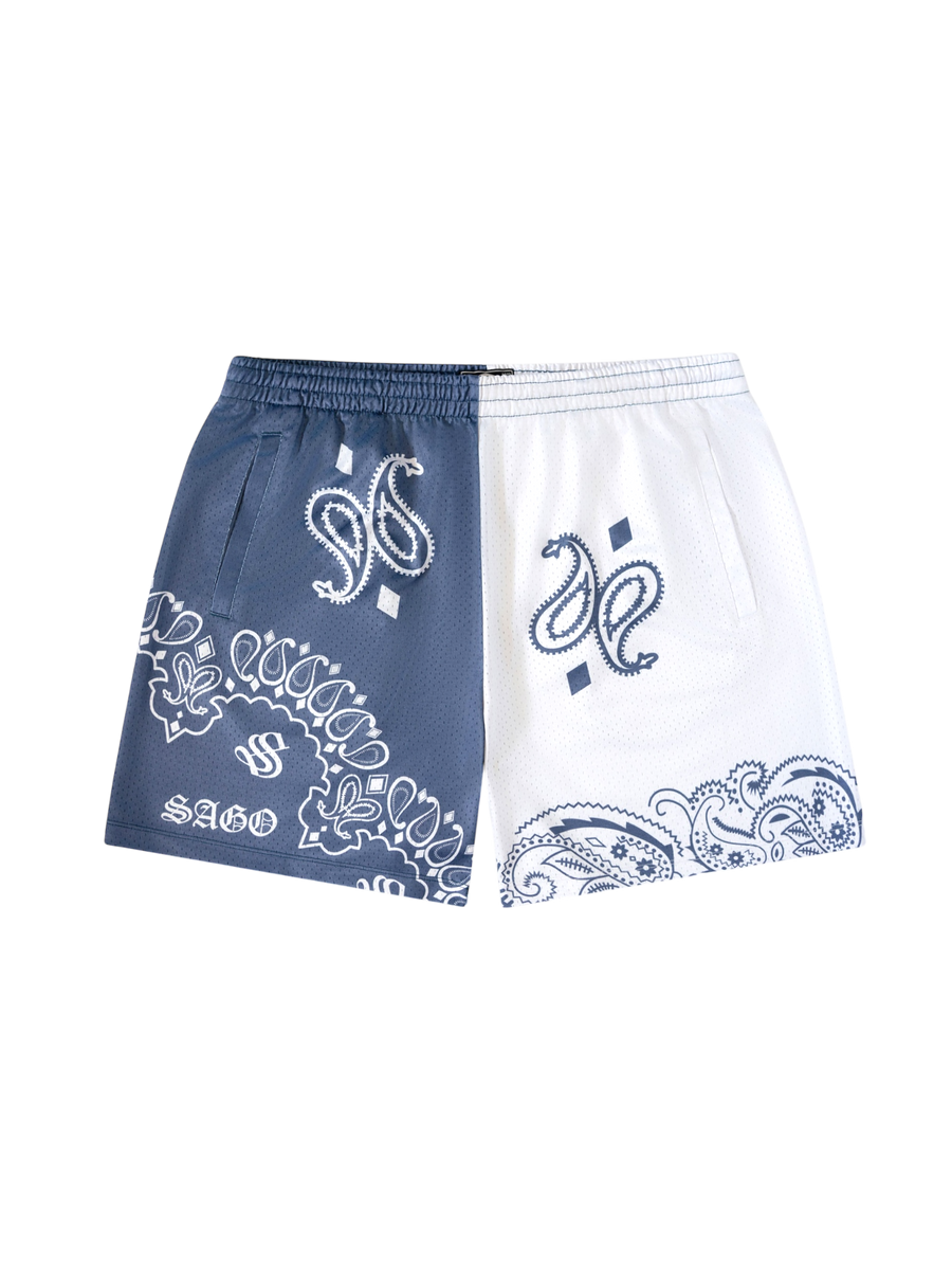 Blueberry bandana shorts – SAGO STUDIO
